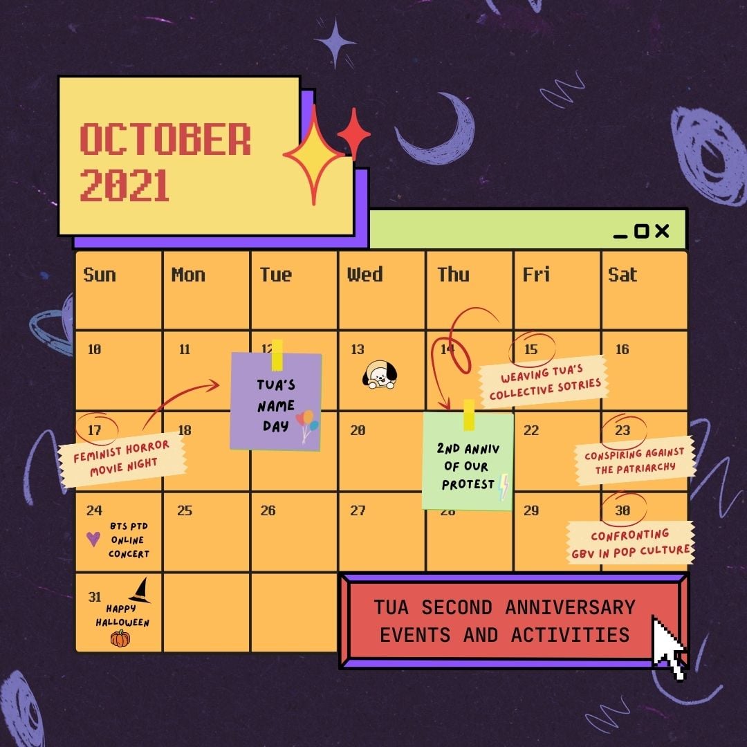 Time’s Up Ateneo 2nd Anniversary Schedule of Events – Time's Up Ateneo